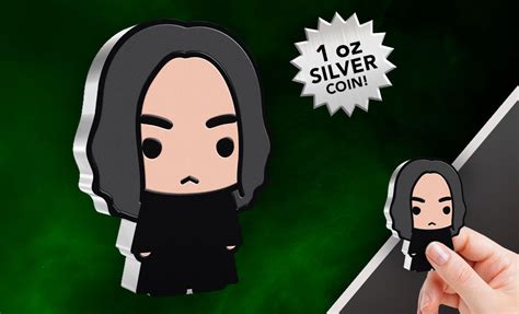 Severus Snape™ 1oz Silver Coin By New Zealand Mint Sideshow Collectibles