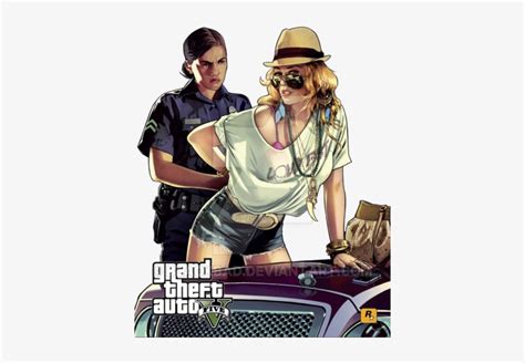 Gta 5 Police Png Grand Theft Auto Mujeres 400x507 Png Download Pngkit