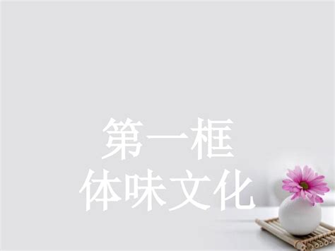 20172018学年高中政治11体味文化课件新人教版必修3word文档免费下载亿佰文档网