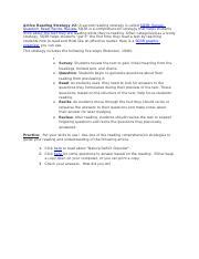 6 Docx Active Reading Strategy 2 A Second Reading Strategy Is