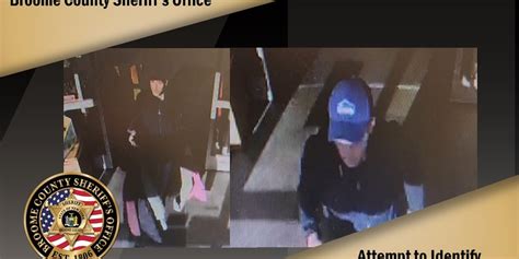 Broome County Sheriff Seeks Publics Help Finding Suspect Who Stole