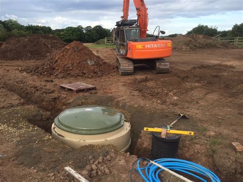 Septic Tank Installation Mawdesley Lancashire Pjc Groundwork