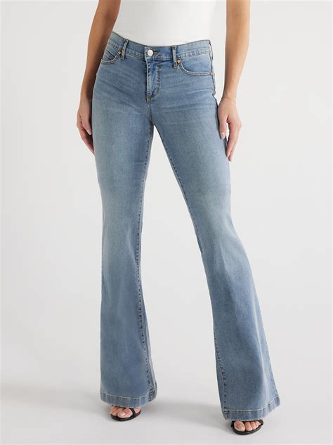 Sofia Jeans Womens Lift And Sculpt Flare Low Rise Jeans 335 Inseam