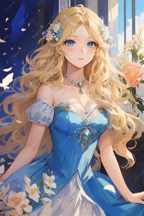 Premium Ai Image Young Beautiful Princess Anime Princess Anime Girl