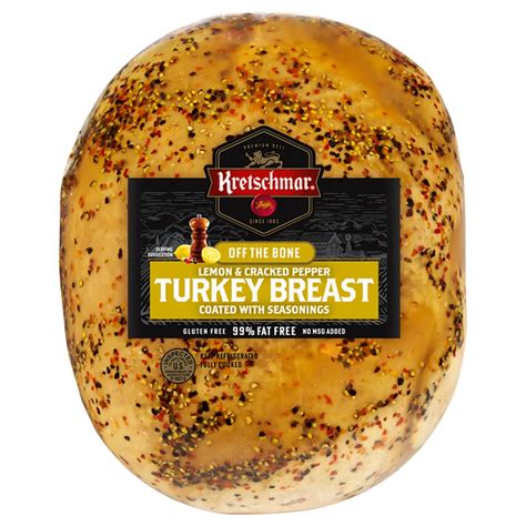 Kretschmar Turkey Breast Lemon Cracked Pepper 1 Each Delivery Or