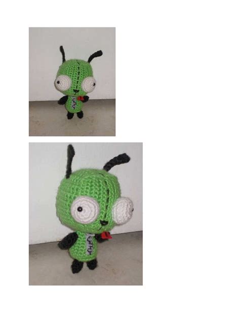 Invader Zim Gir Pattern Pdf Needlework Clothing