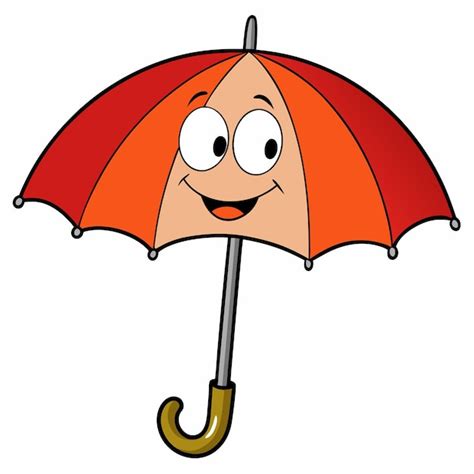 Umbrella Cartoon Vector Illustration Premium Ai Generated Vector