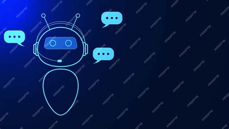 Premium Vector Chatbot Robotic Assistant Online Communication With