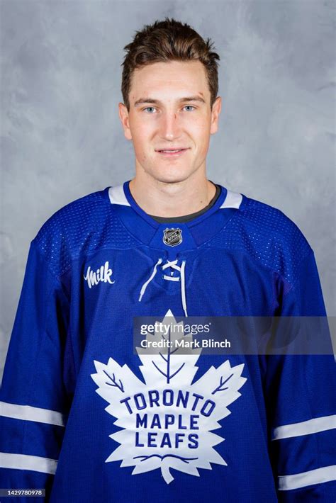 Marshall Rifai Of The Toronto Maple Leafs Poses For His Official