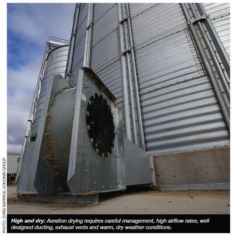 Dealing With High Moisture Grain Stored Grain Information Hub For