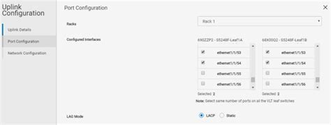 Configure L Uplinks To The External Network Dell EMC Networking SmartFabric Services