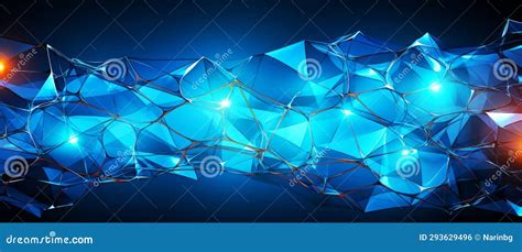 Abstract Technology Background Network Connection Structure With