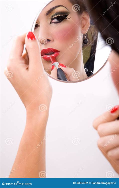 Red Lipstic Stock Photo Image Of Model Female Sexual 5336402