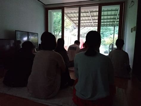 2학년 모꼬지에 따라 왔는데 아이들이 이러고 실상사작은학교 Silsangsa Jakeun Hakkyo