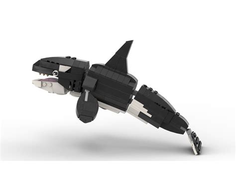 Lego Moc Killer Whale Black And White By Bricksmartworkshop
