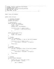 Arrays Java AUTHOR Ardeshir Dehmoobed Sharifabadi FILENAME