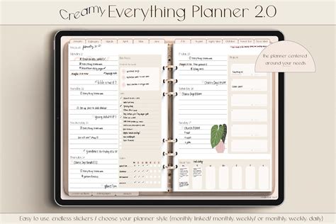 2022 Everything 2 0 Digital Planner Build Your Own Digital Etsy Uk