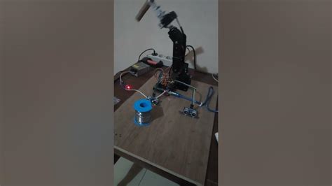 Test Lengan Robot Arduino Arm Sensor Ultrasonic Youtube