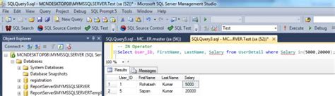 Predicates In Sql Server 2012