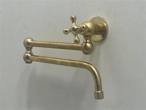Unlacquered Brass Pot Fillerbrass Pot Filler Faucet Solid Brass