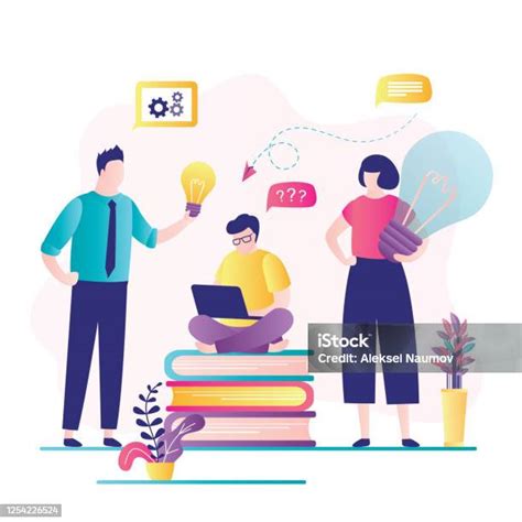 Brainstorming Dan Kerja Sama Tim Kolega Mendiskusikan Ide Baru Dan
