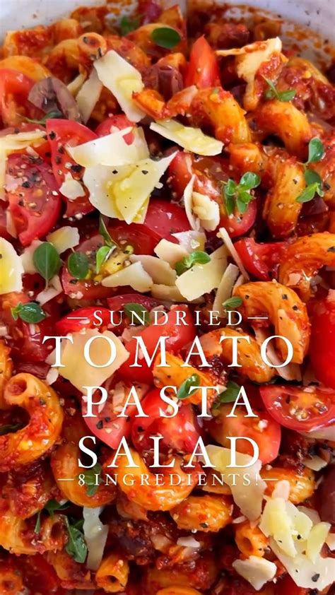 Sun Dried Tomato Pasta Salad Artofit
