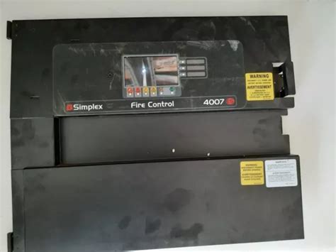 Fire Alarm Simplex 4007 Es Fire Alarm Control Panel Display 566 1023 New Eur 538 98 Picclick Fr