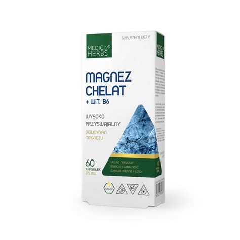 Magnez Chelat Wit B Medica Herbs