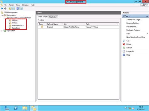 Configuring DFS In Windows Server 2012 MCSE MCSA Exam 70 411