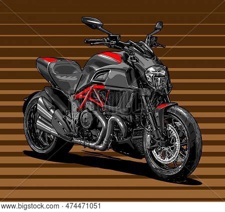 Red Naked Bike Vector Vector Photo Free Trial Bigstock