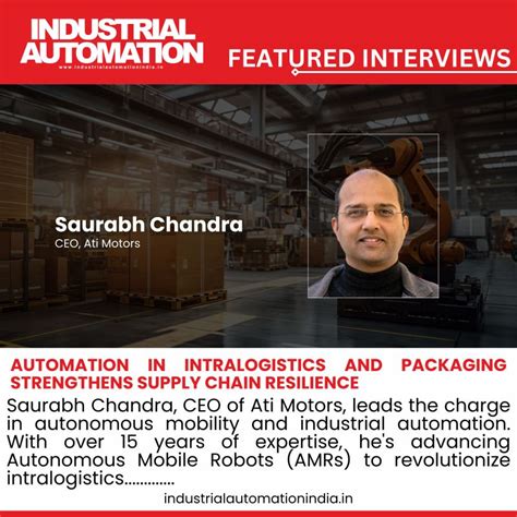 Industrial Automation Magazine On Linkedin Intralogistics Automation Supplychainresilience