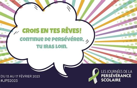 Les journées de la persévérance scolaire