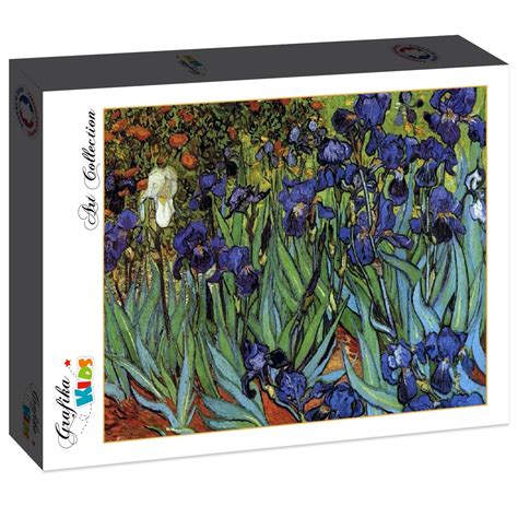 Puzzle Van Gogh Vincent Les Iris 1889 Grafika F 30848 12 Pièces