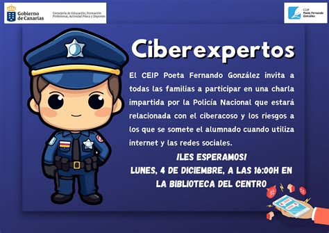 Charla Para Las Familias Ciberacoso Y Riesgos De Internet Ceip Poeta
