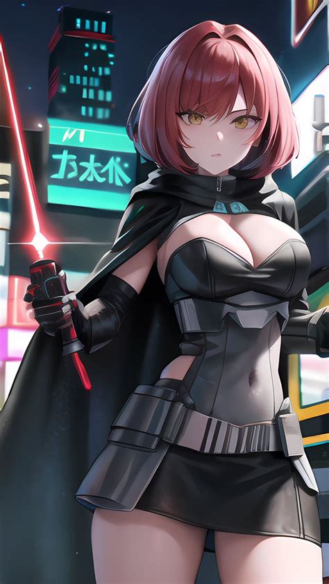 Fefa Ai Art On Twitter Waifu Battle Star Wars Girl Vs Warrior Girl