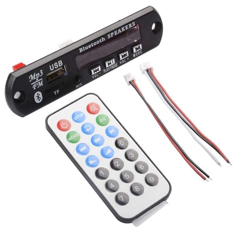 Bluetooth MP Decoding Board Module With Inbuilt SD Card Slot USB And Remote Control Micro