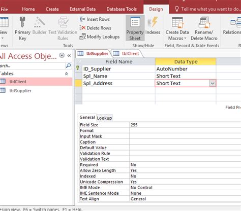 How To Create A Main Menu In Access 2016 Using Vba
