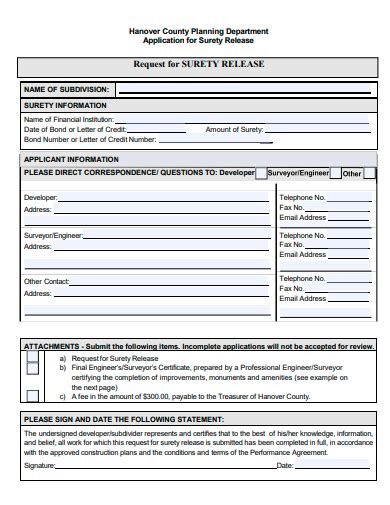 Free 21 Release Application Samples In Ms Word Pdf