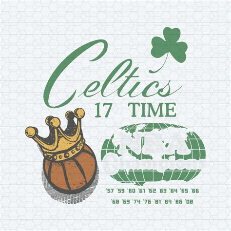 Celtics 17 Time Nba Champions Svg Inspire Uplift