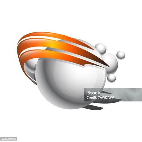 크리에이 티브 추상 3d 궤도 범위 벡터 로고 디자인 서식 파일 요소 0명에 대한 스톡 벡터 아트 및 기타 이미지 0명 과학 구 Istock