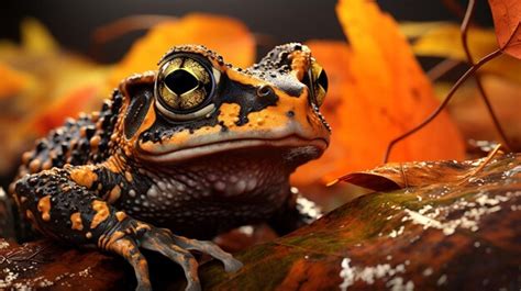 Premium Photo Free Photo Small Slimy Red Eyed Toad Sitting Aigenerated