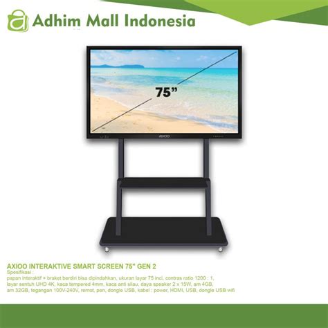 AXIOO INTERAKTIVE SMART SCREEN 75 GEN 2