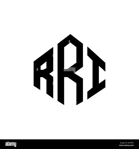 Rri Letter Logo Design With Polygon Shape Rri Polygon And Cube Shape