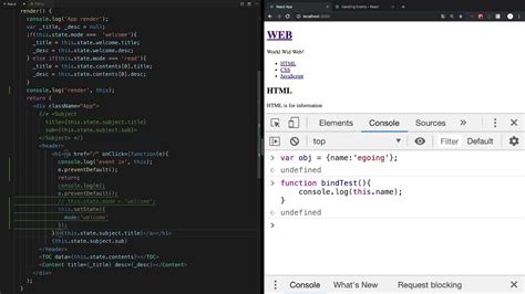 React 164 이벤트 Bind 함수 이해하기 Youtube