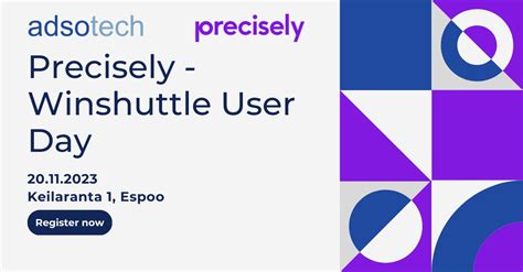 Adsotech On Linkedin 💥 Already Next Week We Will Have Our Precisely Winshuttle User Day Event…