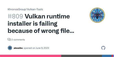 Vulkan Runtime Installer Is Failing Because Of Wrong File Permissions · Issue 809