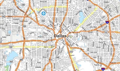 Map Of Dallas Tx And Surrounding Cities Explora Madeira