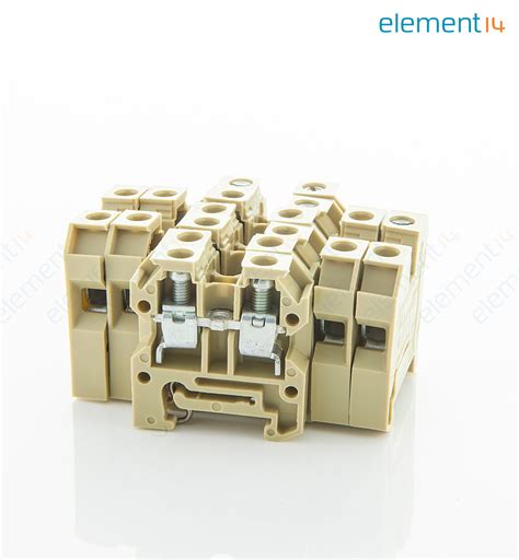 029436 Akz4 Weidmuller Din Rail Mount Terminal Block 2 Ways 26 Awg Farnell Uk