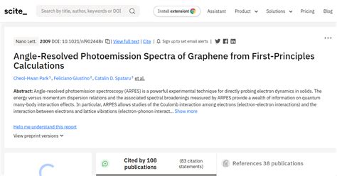 Angle Resolved Photoemission Spectra Of Graphene From First Principles Calculations