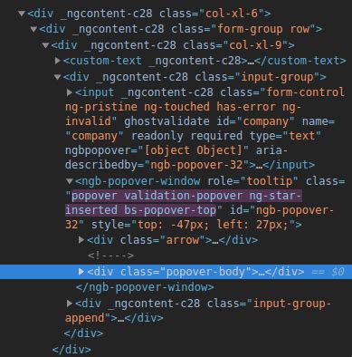 Use Any Selector For Popover Container Issue Ng Bootstrap Ng